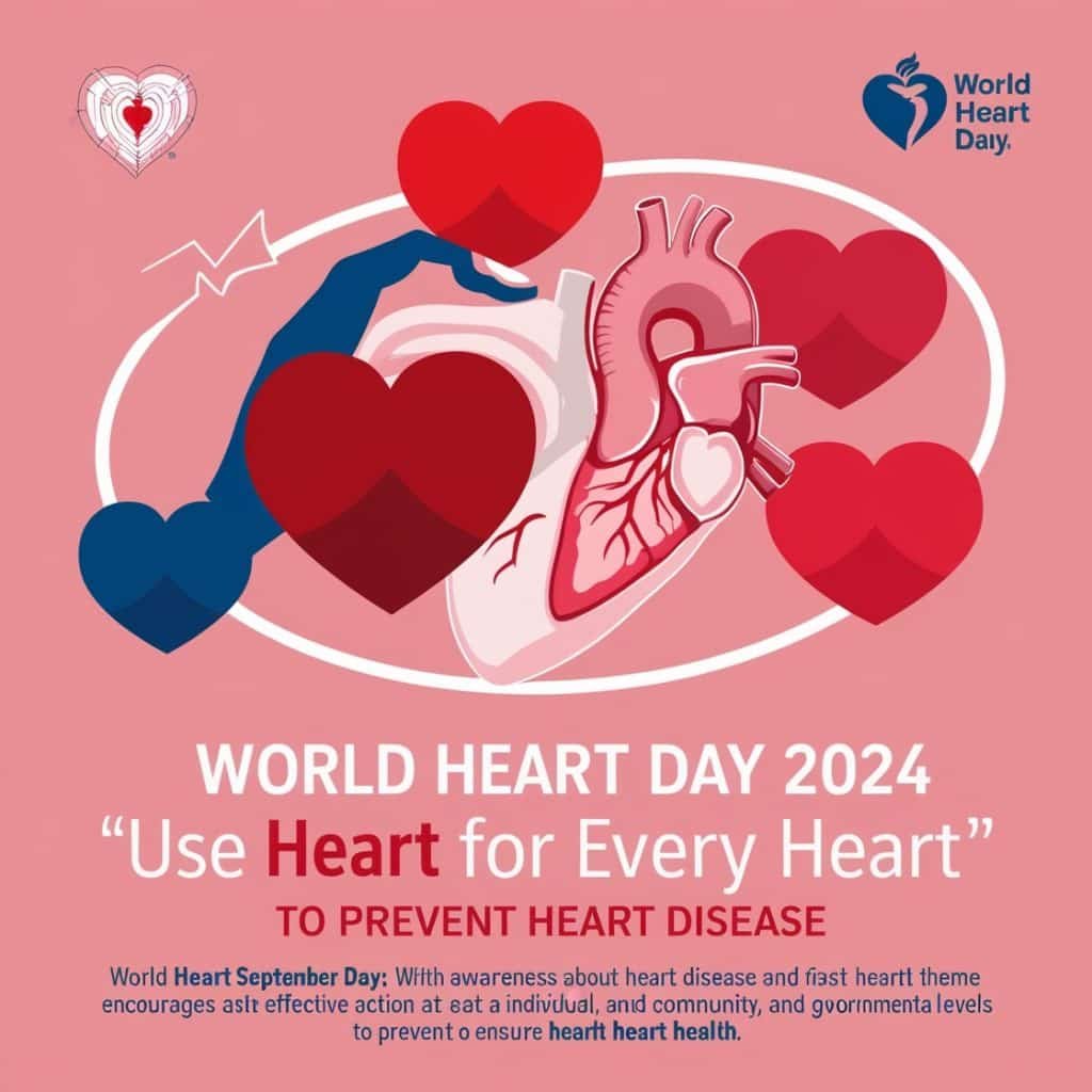 World Heart Day 2024: "Use Heart for Every Heart"